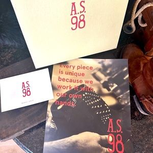 A.S.98 | Shoes | As98 All Leather Lace Up And Zip Handmade In Italy ...